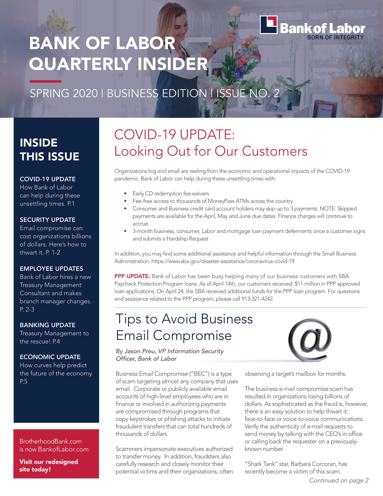 Bank of Labor News - Bank of Labor