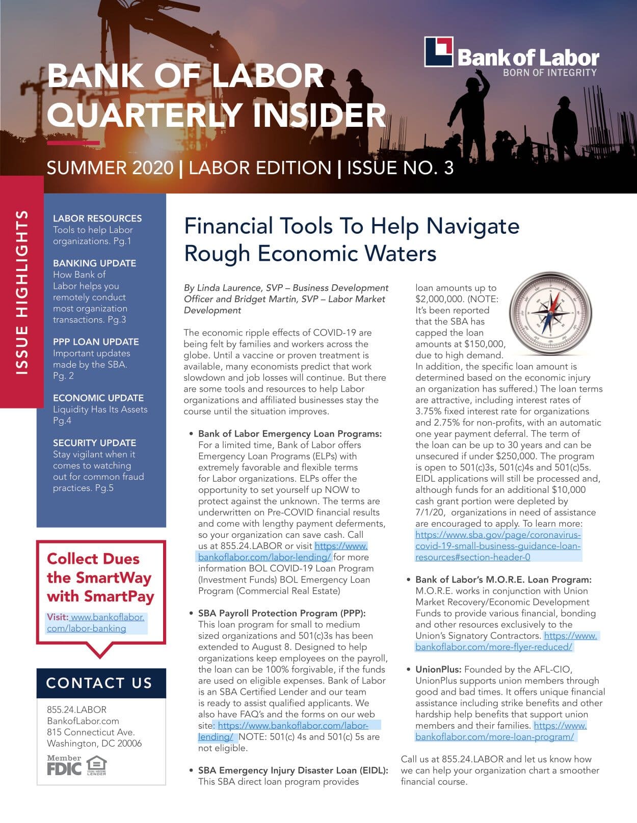 Bank of Labor News - Bank of Labor