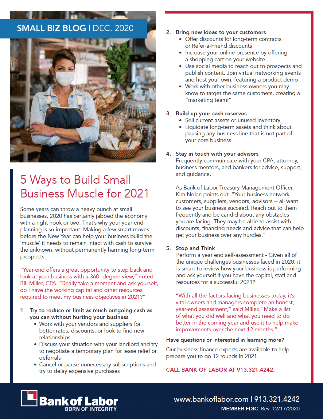 Bank of Labor News - Bank of Labor