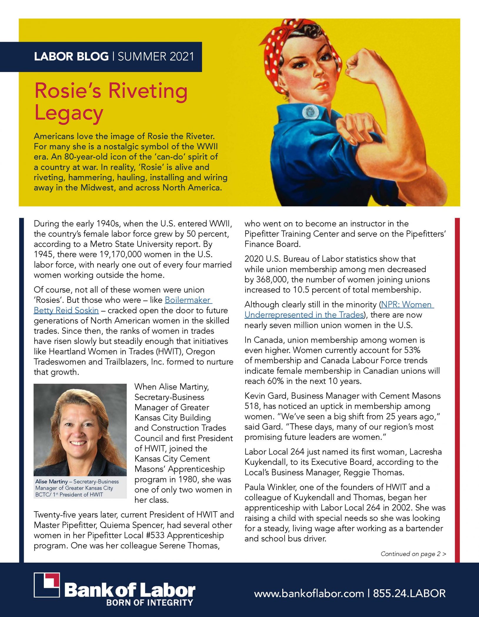 Bank of Labor News - Bank of Labor