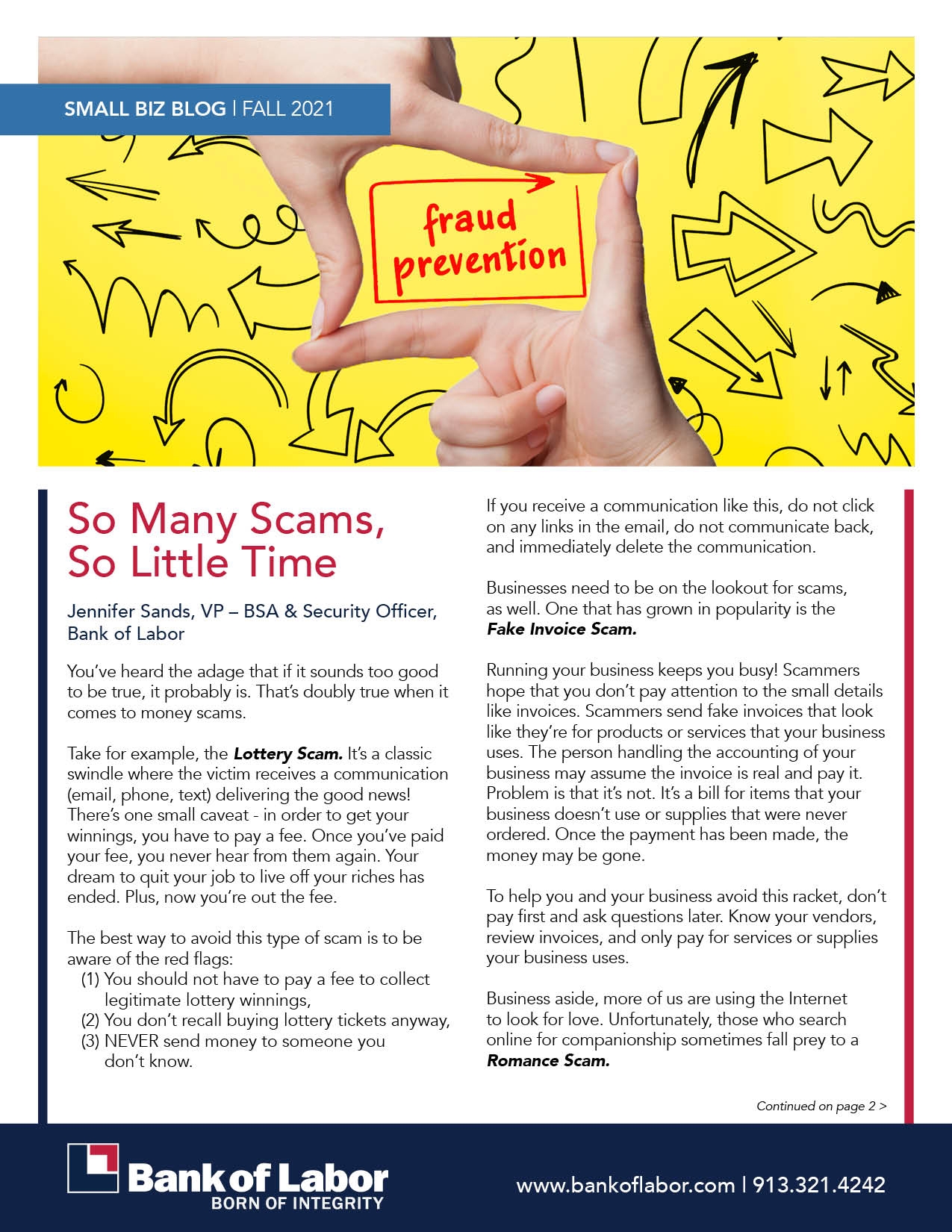 Bank of Labor News - Bank of Labor